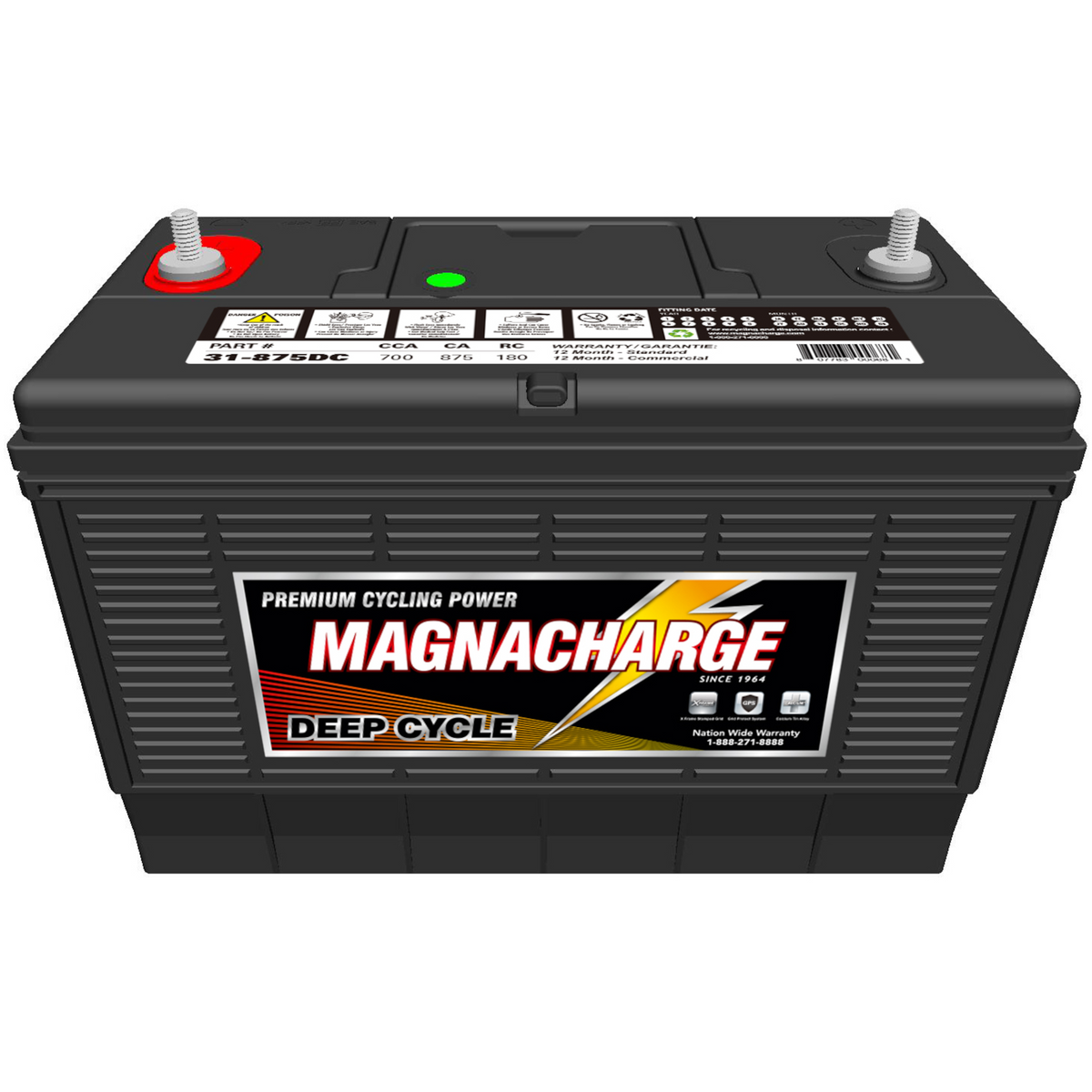 Magnacharge 31-875DC 12V Truck & Commercial Battery – Voltloop Battery Store