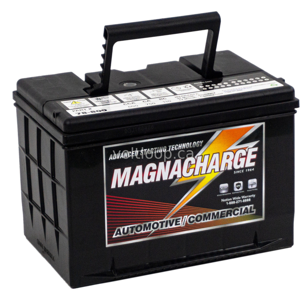 Magnacharge 78-800 12V Car Battery | Group 78 – Voltloop Battery Store