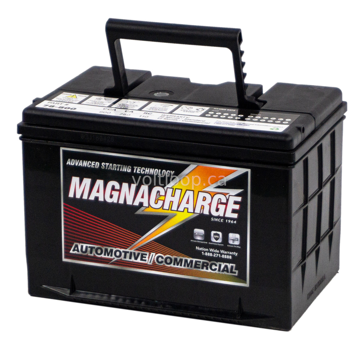 Magnacharge 78-800 12V Car Battery | Group 78 – Voltloop Battery Store