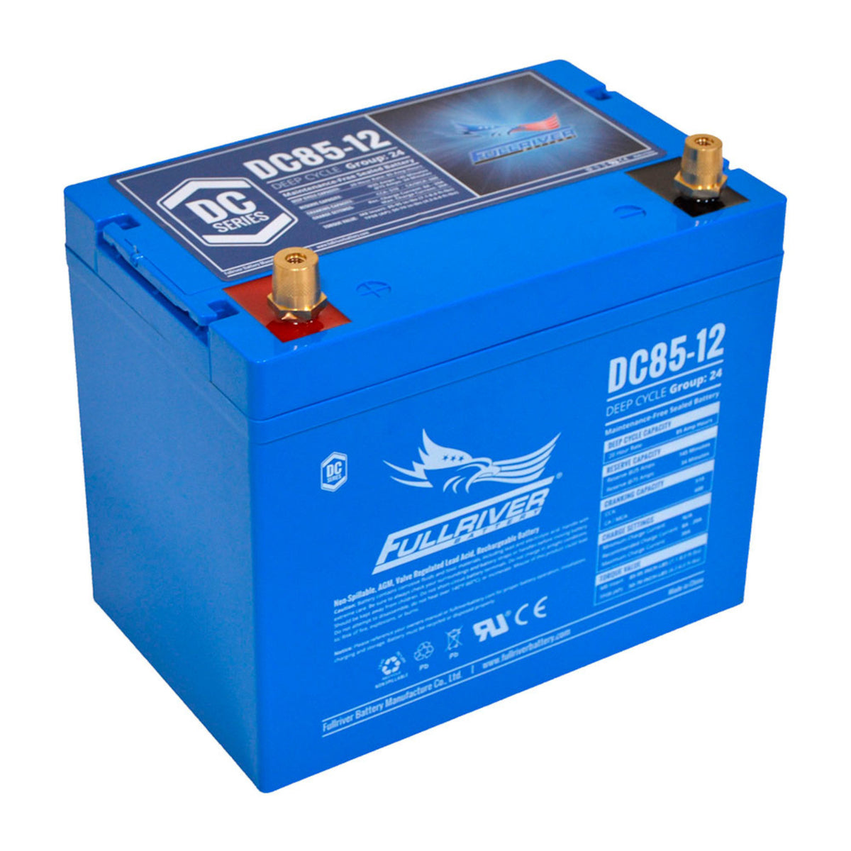 Fullriver DC85-12 12V Deep Cycle AGM Group 24 Battery – Voltloop Battery Store