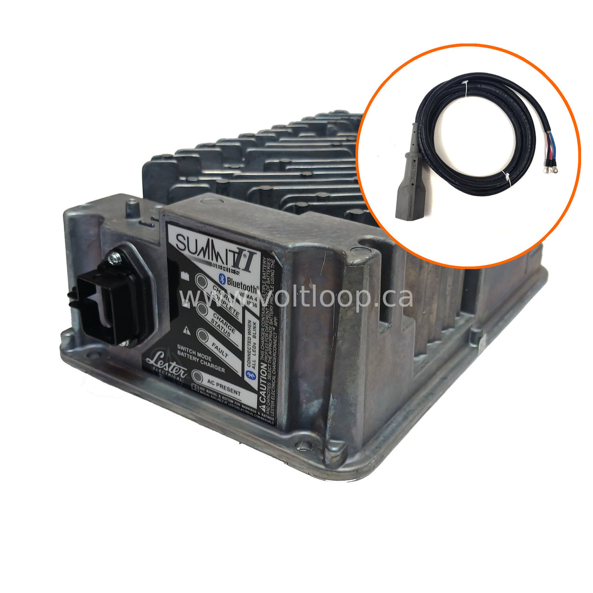Lester Summit Series 2 650W Charger & 48V EZGO RXV Plug – Voltloop ...