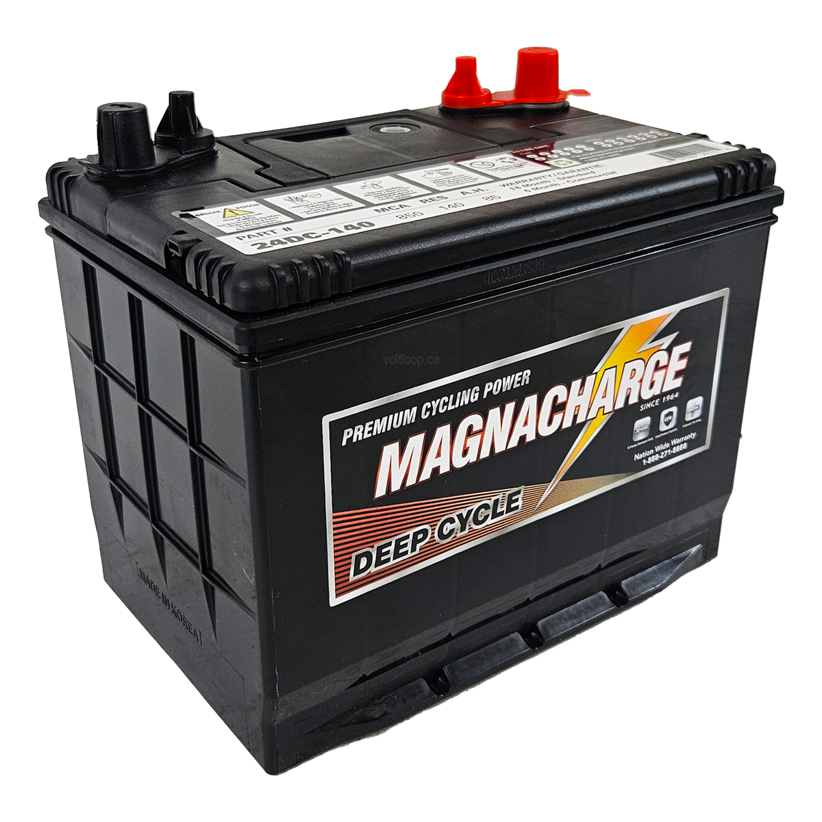 Magnacharge 24DC-140 12V Dual Purpose Group 24 Battery – Voltloop Canada