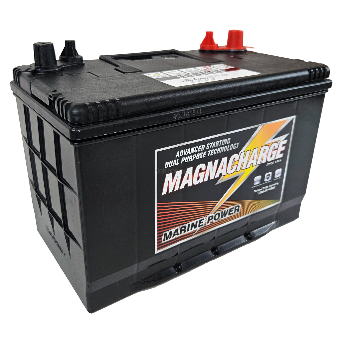 Magnacharge 27M-1000 12V Dual Purpose Marine & RV Battery – Voltloop Canada
