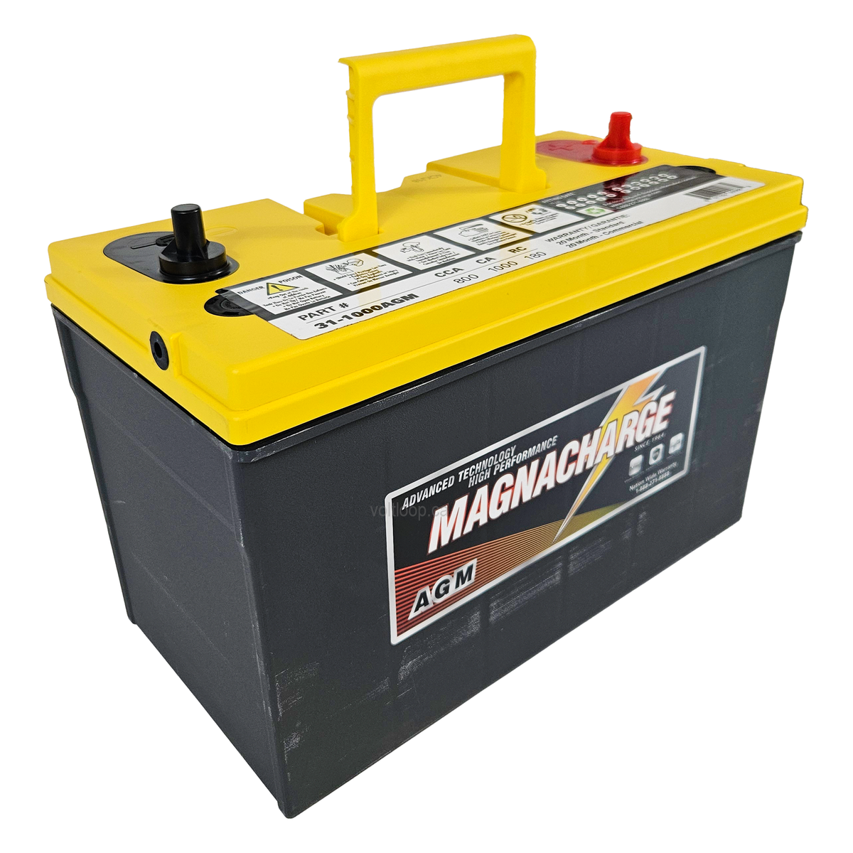 Magnacharge 31-1000AGM 12V AGM Car Battery | Group 31 – Voltloop ...