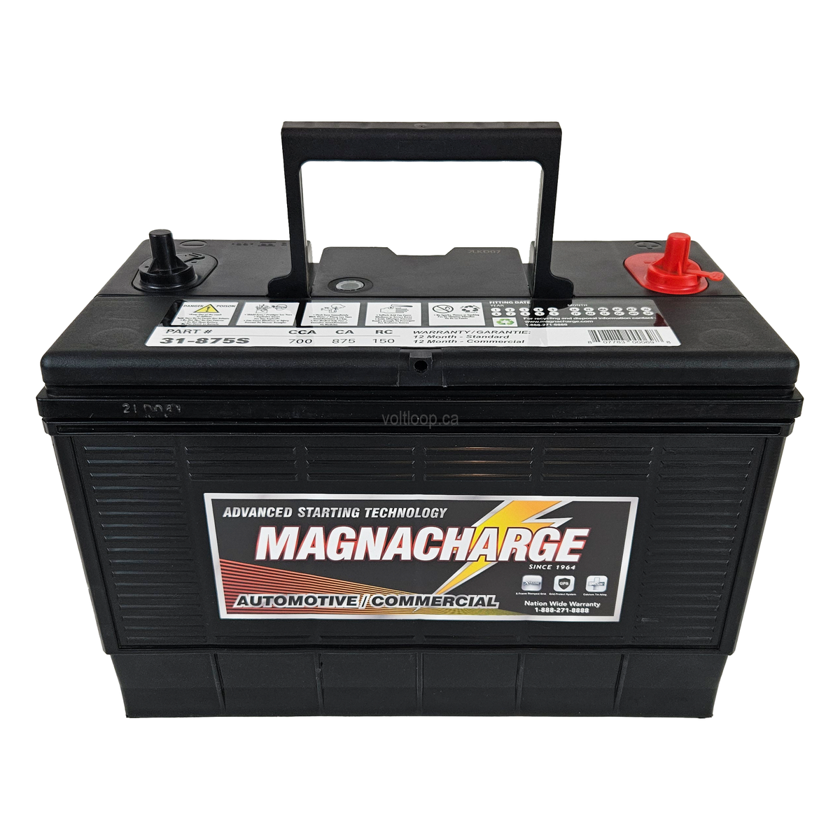 Magnacharge 31-875S 12V Truck & Commercial Battery – Voltloop Battery Store