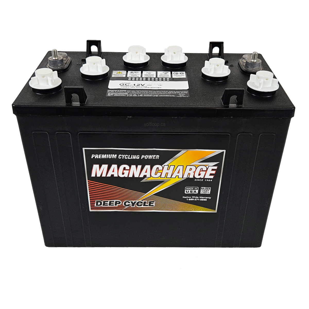 Magnacharge GC-12V Group GC12 Deep Cycle Battery – Voltloop Canada