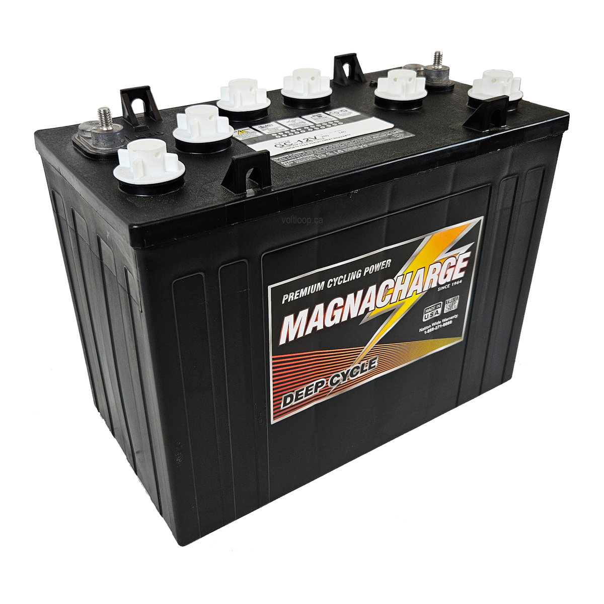Magnacharge GC-12V Group GC12 Deep Cycle Battery – Voltloop Canada