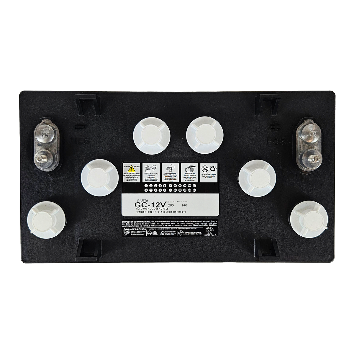 Magnacharge GC-12V Group GC12 Deep Cycle Battery – Voltloop Canada