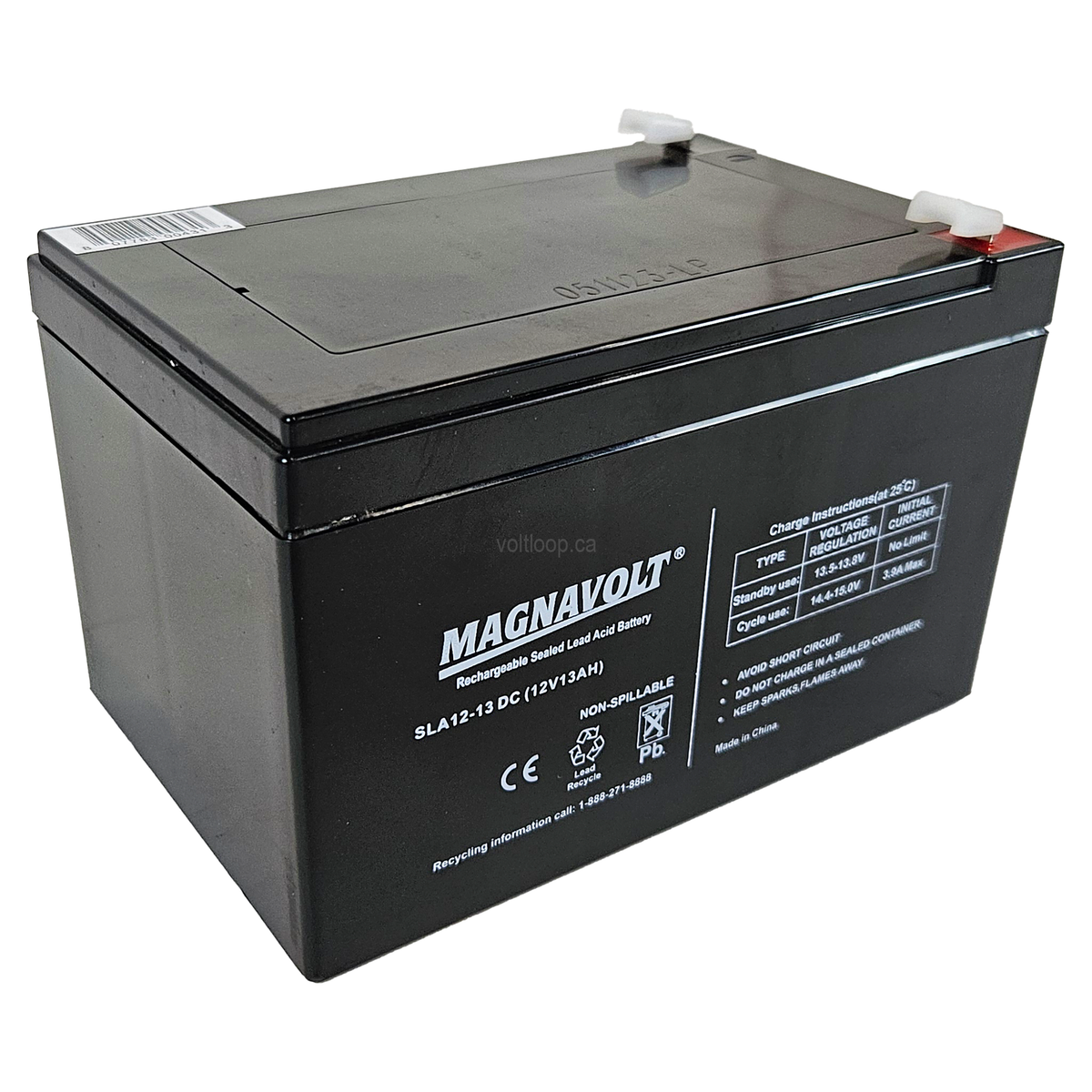 Magnavolt SLA12-13 12V 14Ah Sealed Lead Acid AGM Battery – Voltloop ...