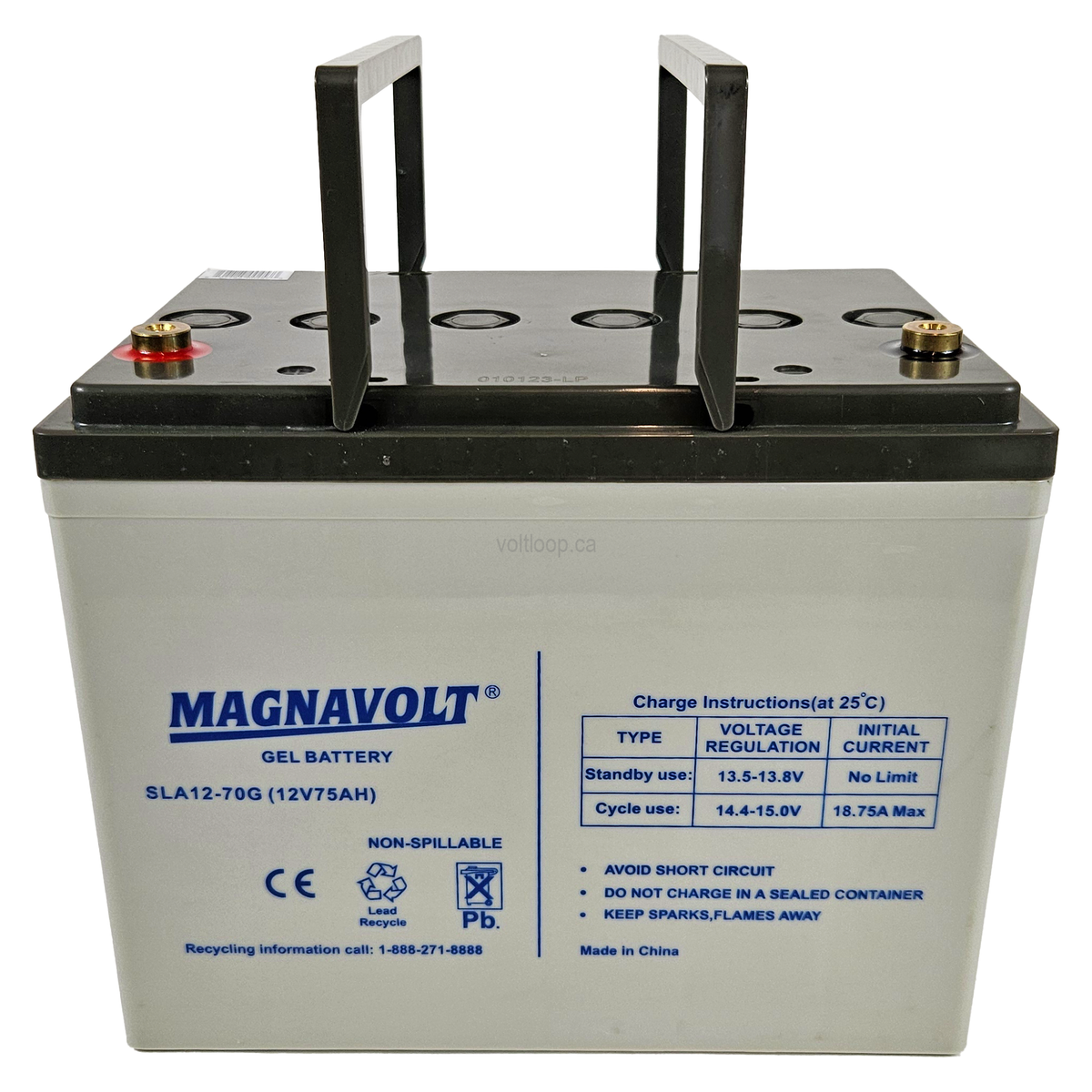 Magnavolt SLA12-70G 12V 70 Ah SLA (Gel) Battery – Voltloop Battery Store