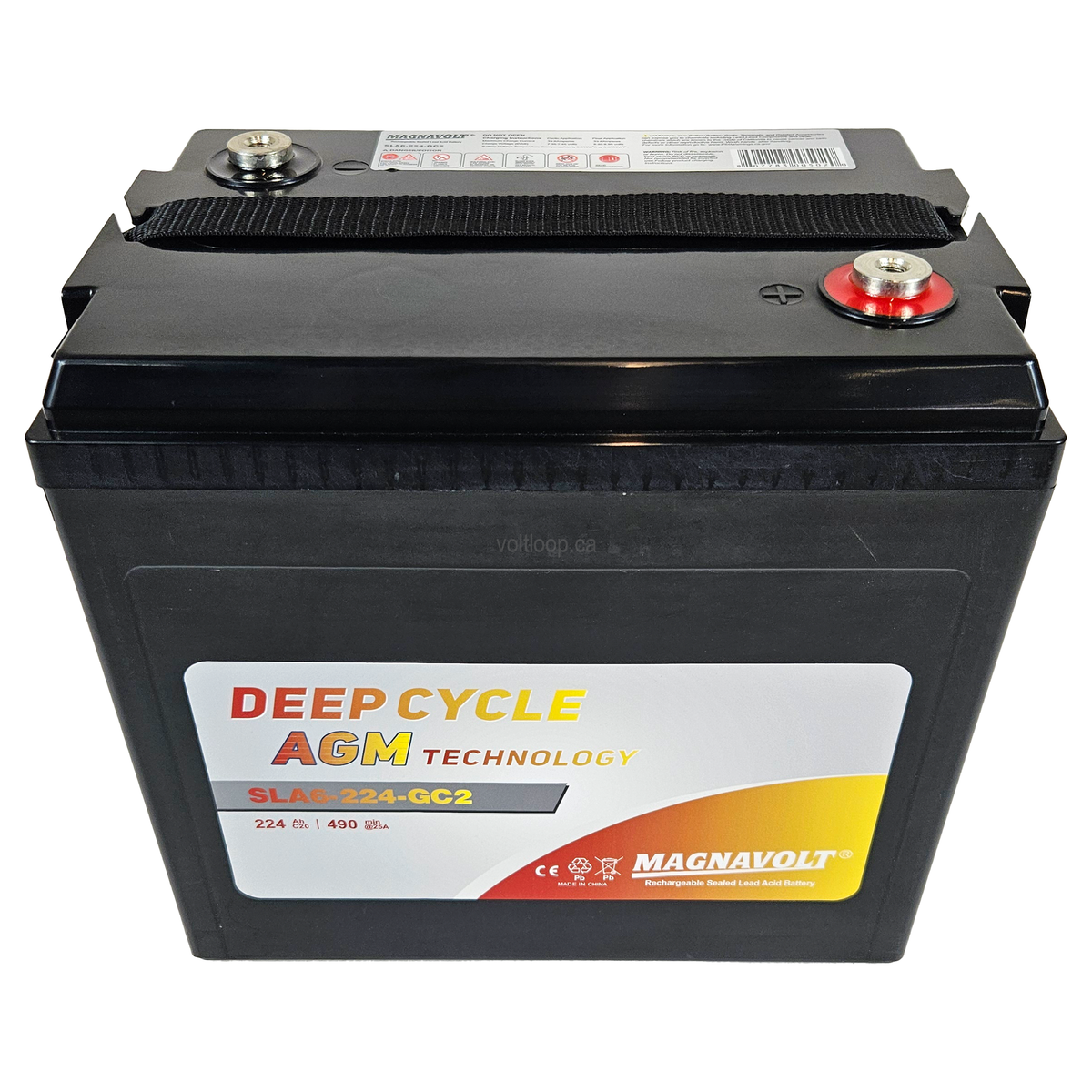 Magnavolt SLA6-224-GC2 6V 224 Ah SLA (AGM) Battery – Voltloop Battery Store