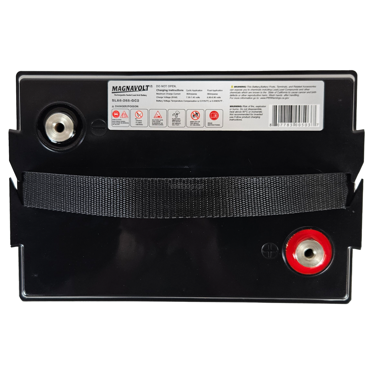 Magnavolt SLA6-265-GC2 6V 265 Ah SLA (AGM) Battery – Voltloop Battery Store