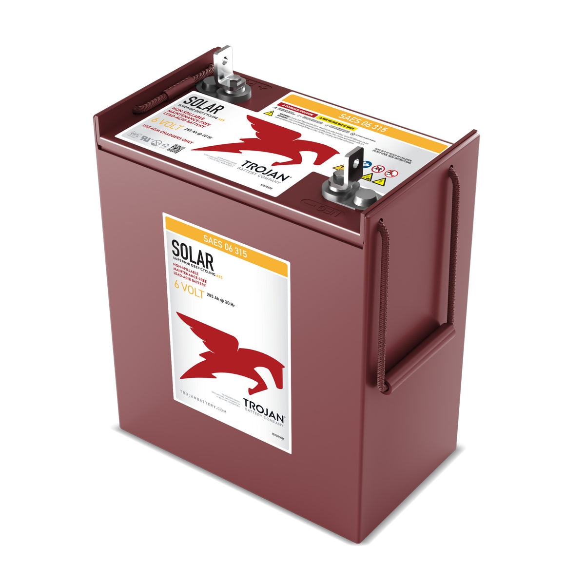 Trojan SAES 06 315 6V Solar Deep Cycle AGM Battery – Voltloop Battery Store