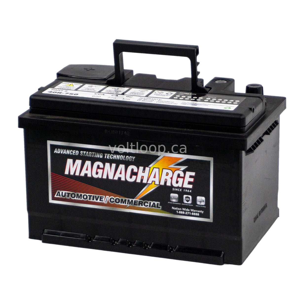 Magnacharge 40R-750 12V Car Battery | Group 40R – Voltloop Battery Store