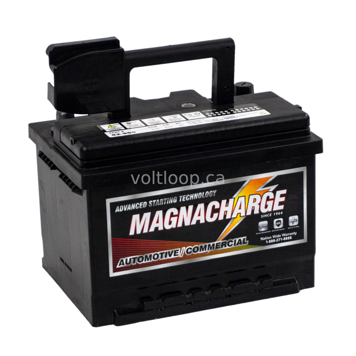 Magnacharge 42-550 12V Car Battery | Group 42 – Voltloop Canada