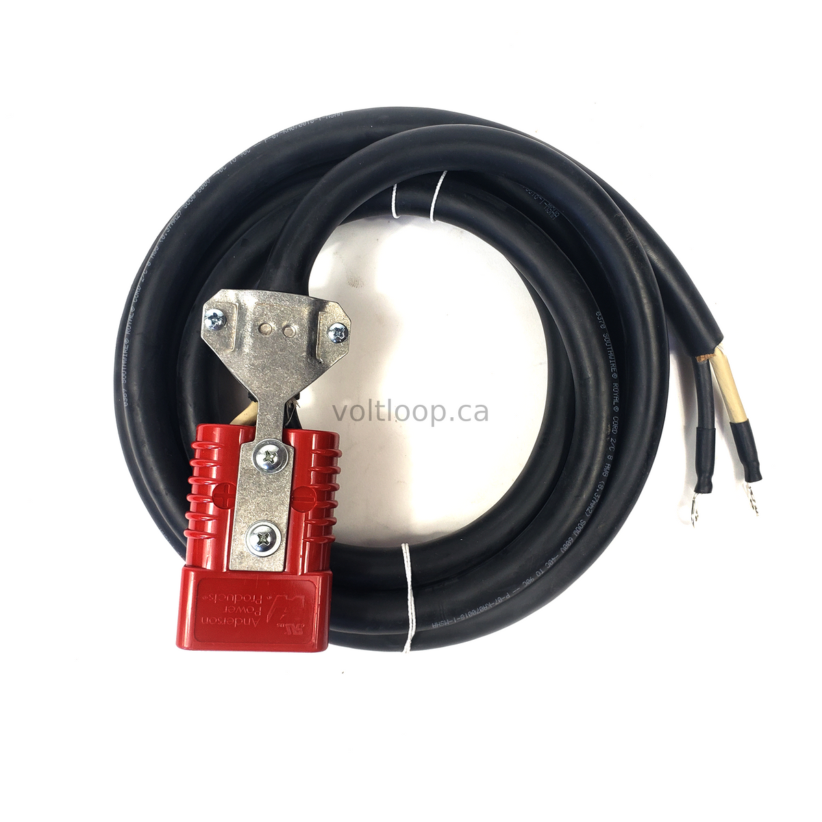 Anderson SB175 Red Connector with 8ft 8 AWG DC Cord – Voltloop Battery ...