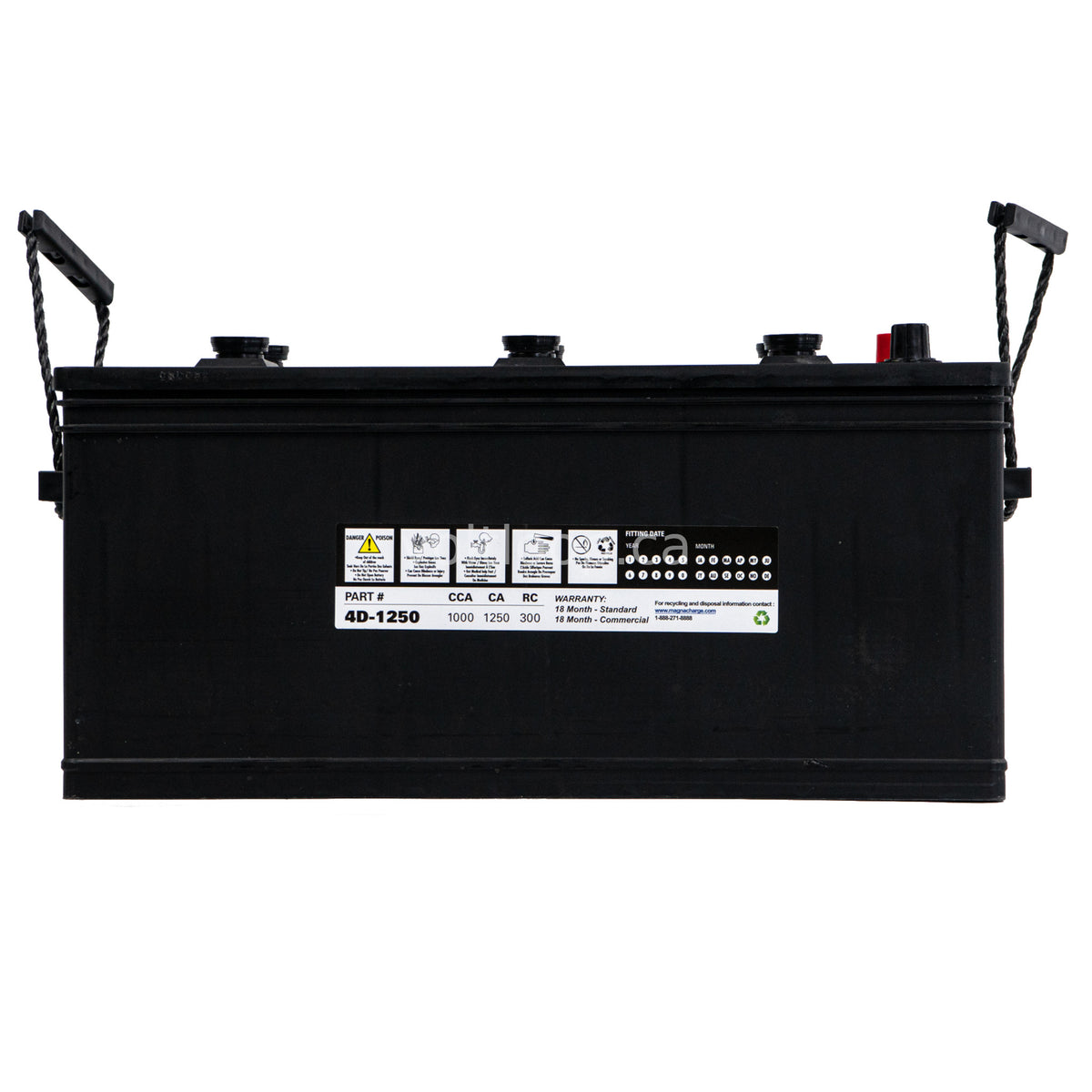 Magnacharge 4D-1250 12V Truck & Commercial Battery – Voltloop Battery Store