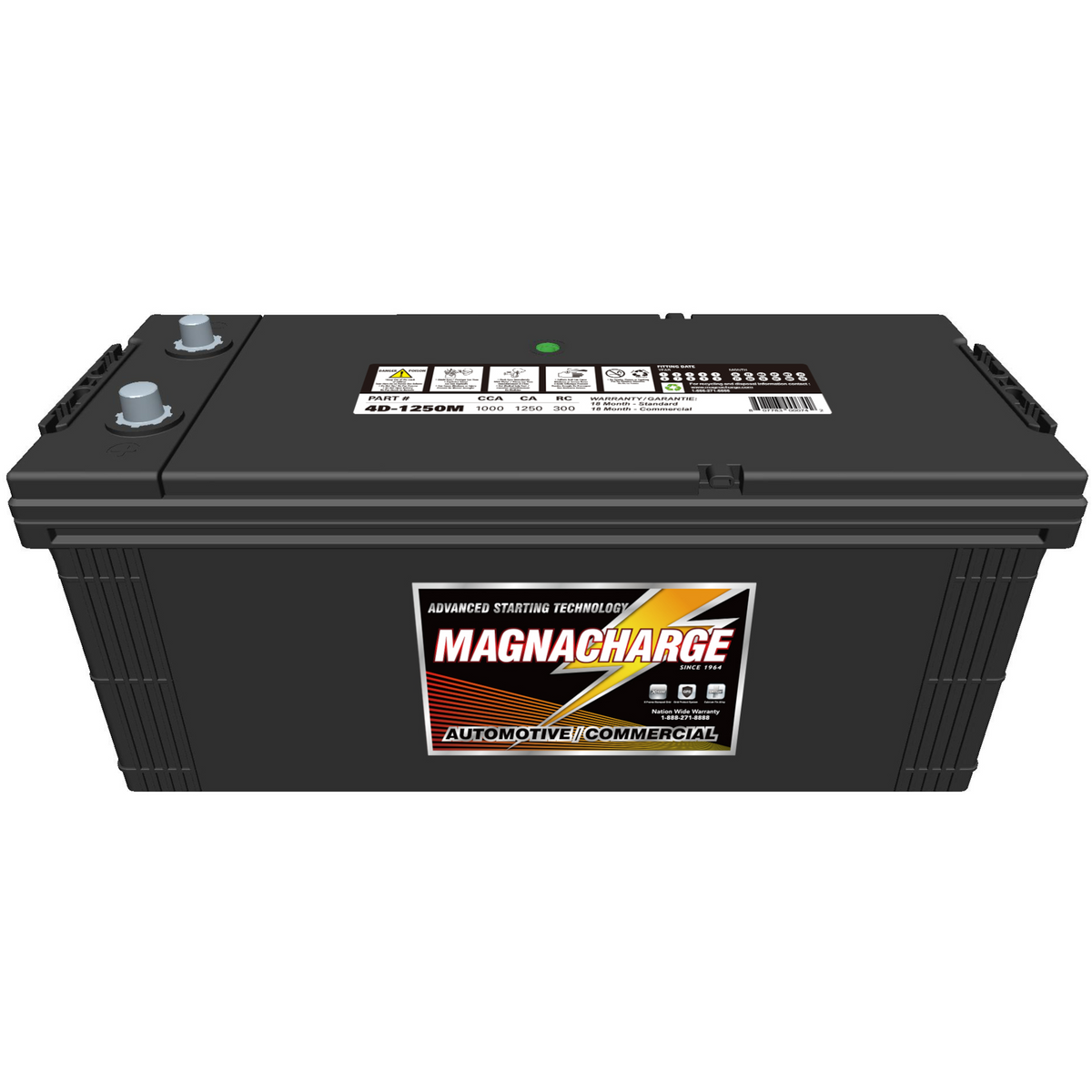 Magnacharge 4D-1250M 12V Truck & Commercial Battery – Voltloop Battery ...