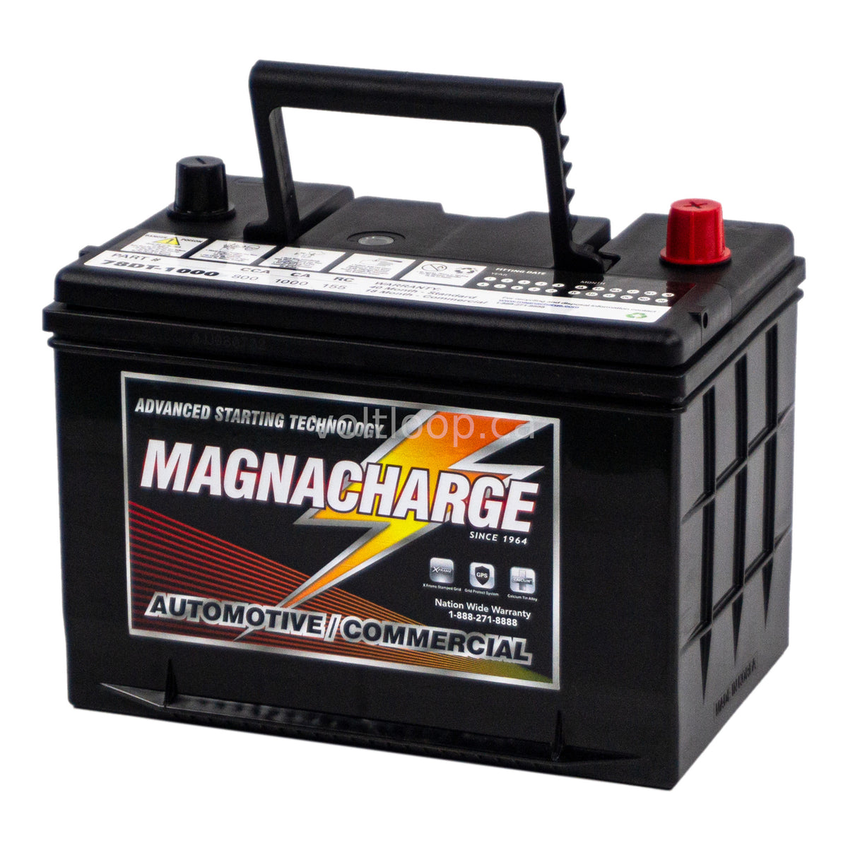 Magnacharge 78DT-1000 12V Car Battery | Group 34/78 – Voltloop Battery ...