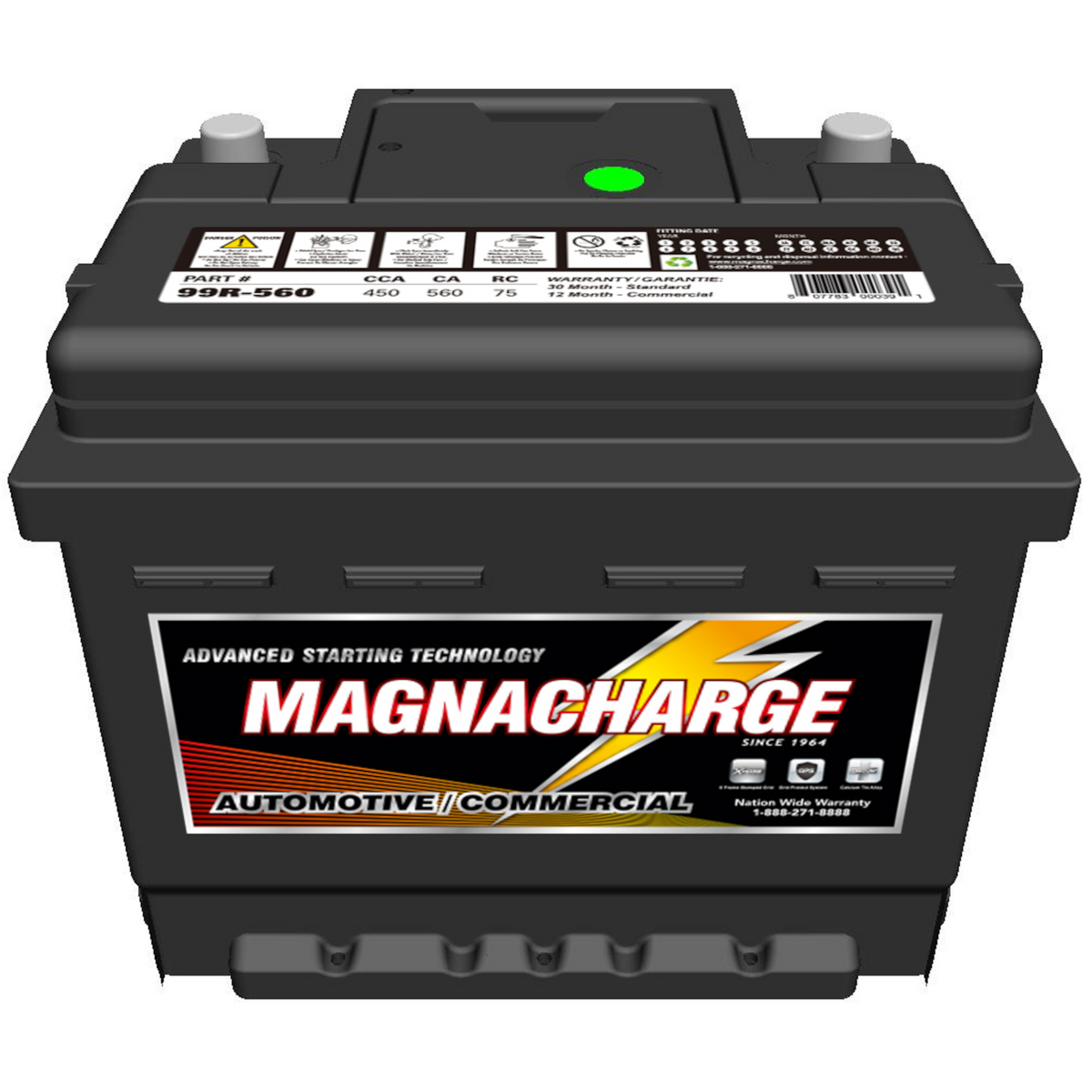 Magnacharge 99R-560 12V Car Battery | Group 99R – Voltloop Canada