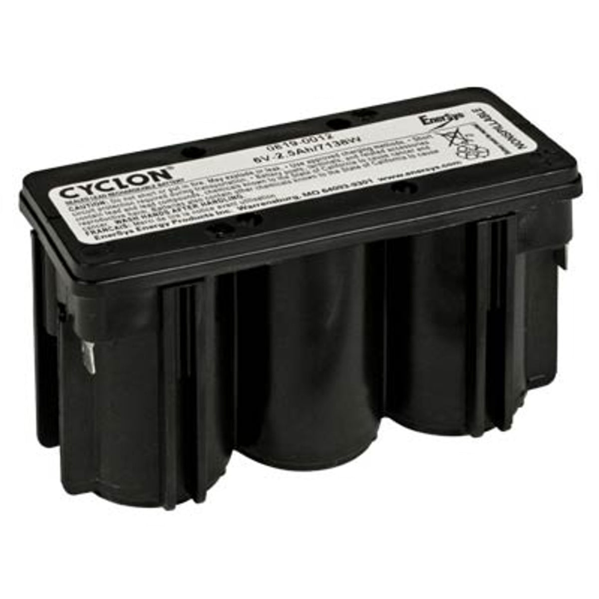 Cyclon 0819-0012 6V D Cell Monobloc Rechargeable Battery – Voltloop ...
