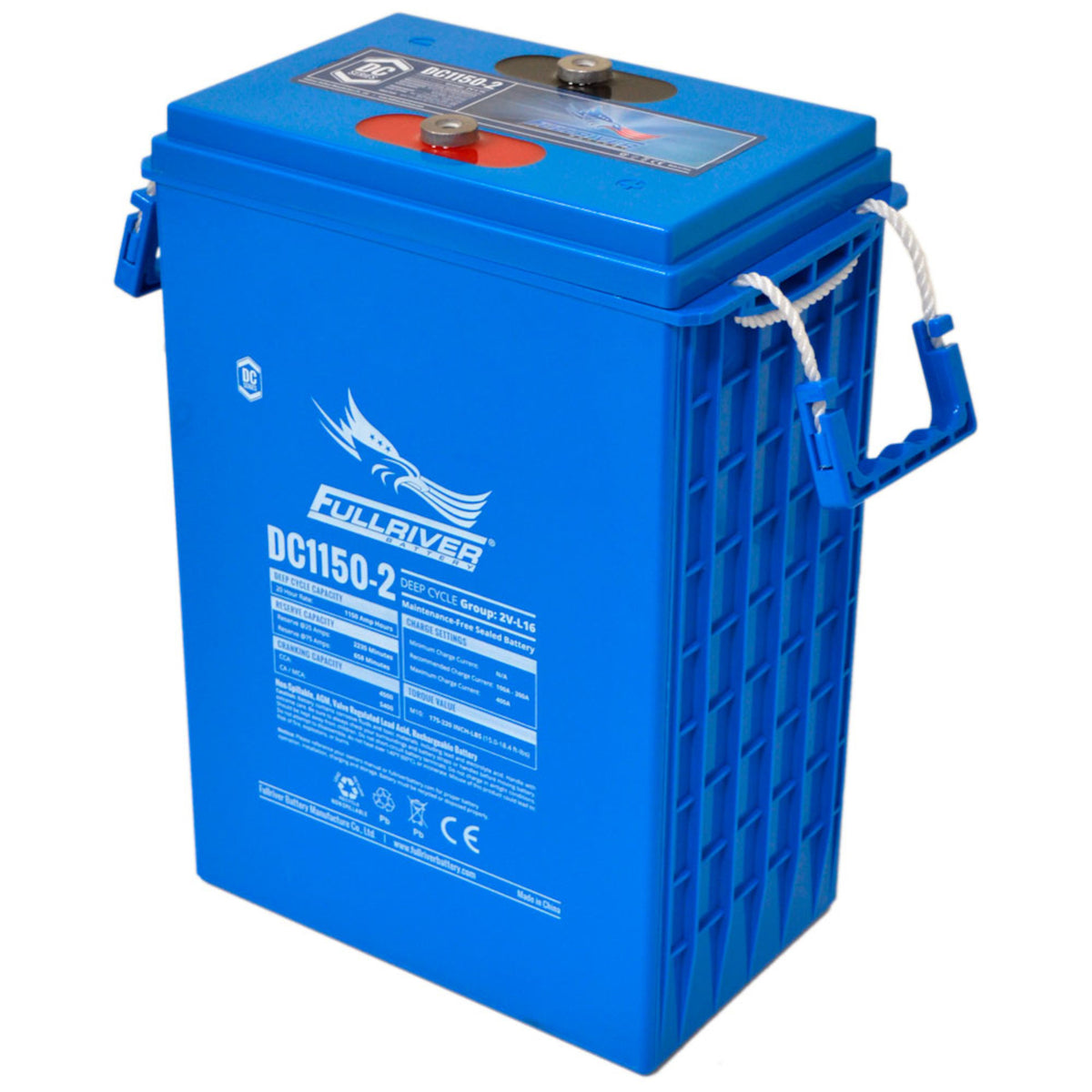 Fullriver DC1150-2 2V Deep Cycle AGM Group L16 Battery – Voltloop Canada