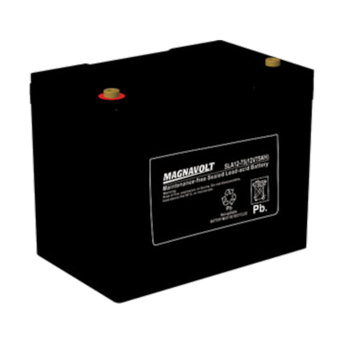 Magnavolt SLA12-75 12V 75Ah Sealed Lead Acid SLA Battery – Voltloop Canada
