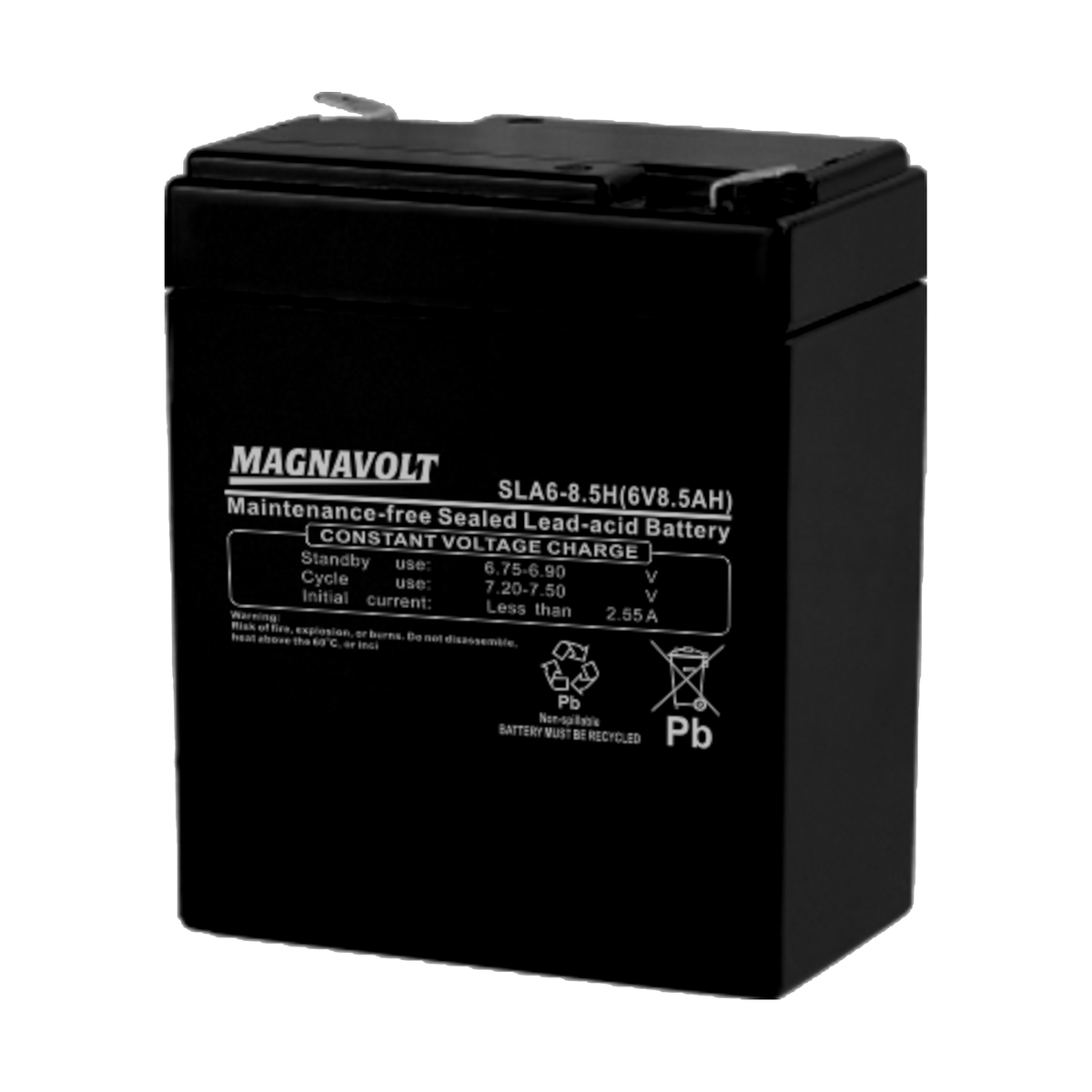 Magnavolt SLA6-8.5 6V 8.5Ah Sealed Lead Acid SLA Battery – Voltloop ...