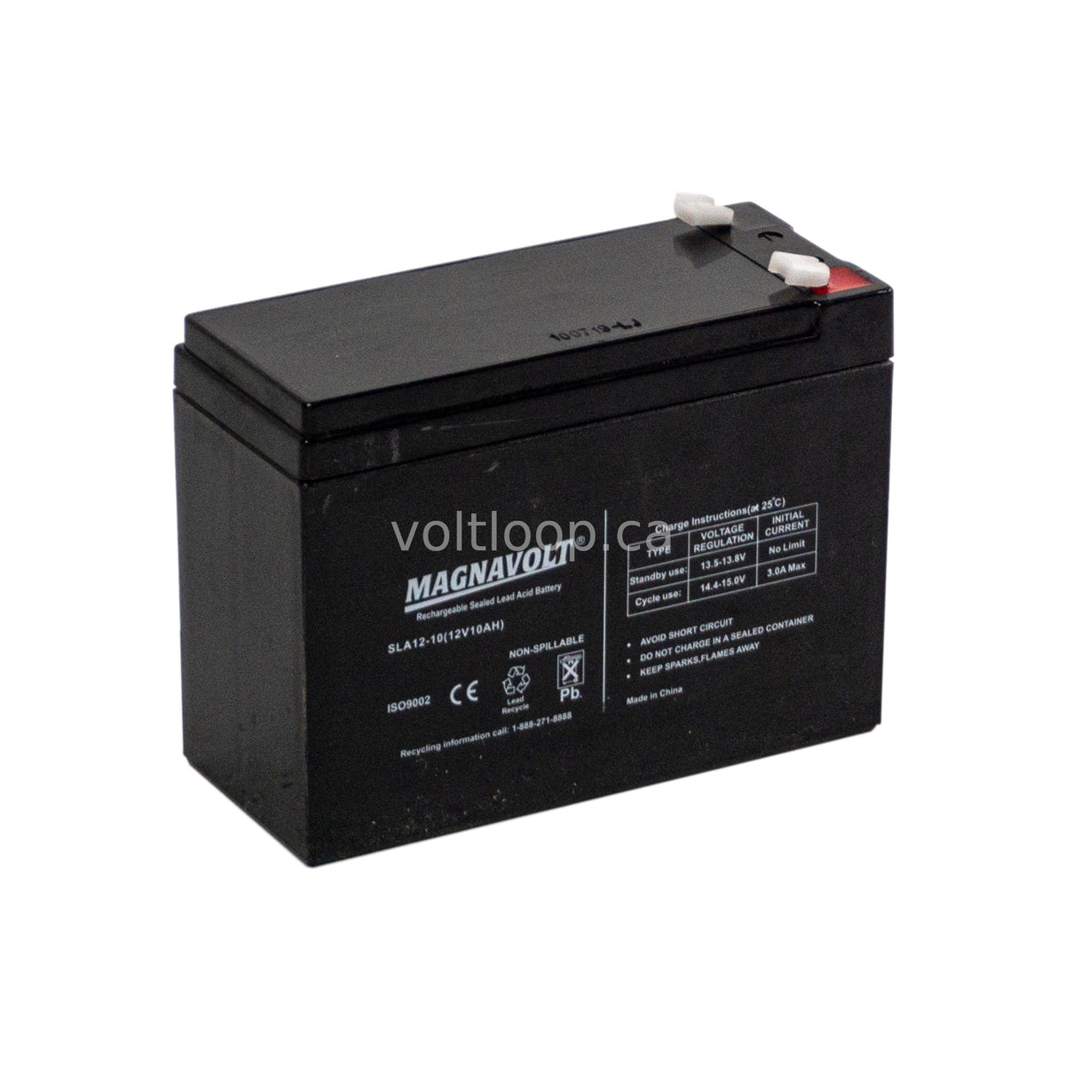 Magnavolt SLA12-10 12V 10Ah Sealed Lead Acid SLA Battery – Voltloop ...