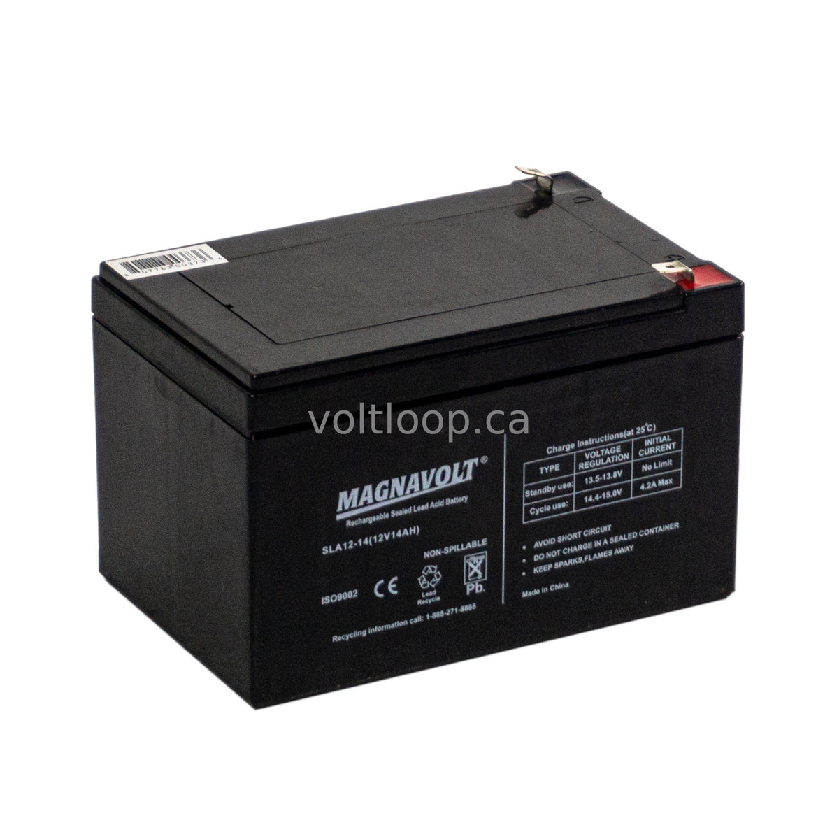 Magnavolt SLA12-14 12V 14Ah Sealed Lead Acid SLA Battery – Voltloop ...