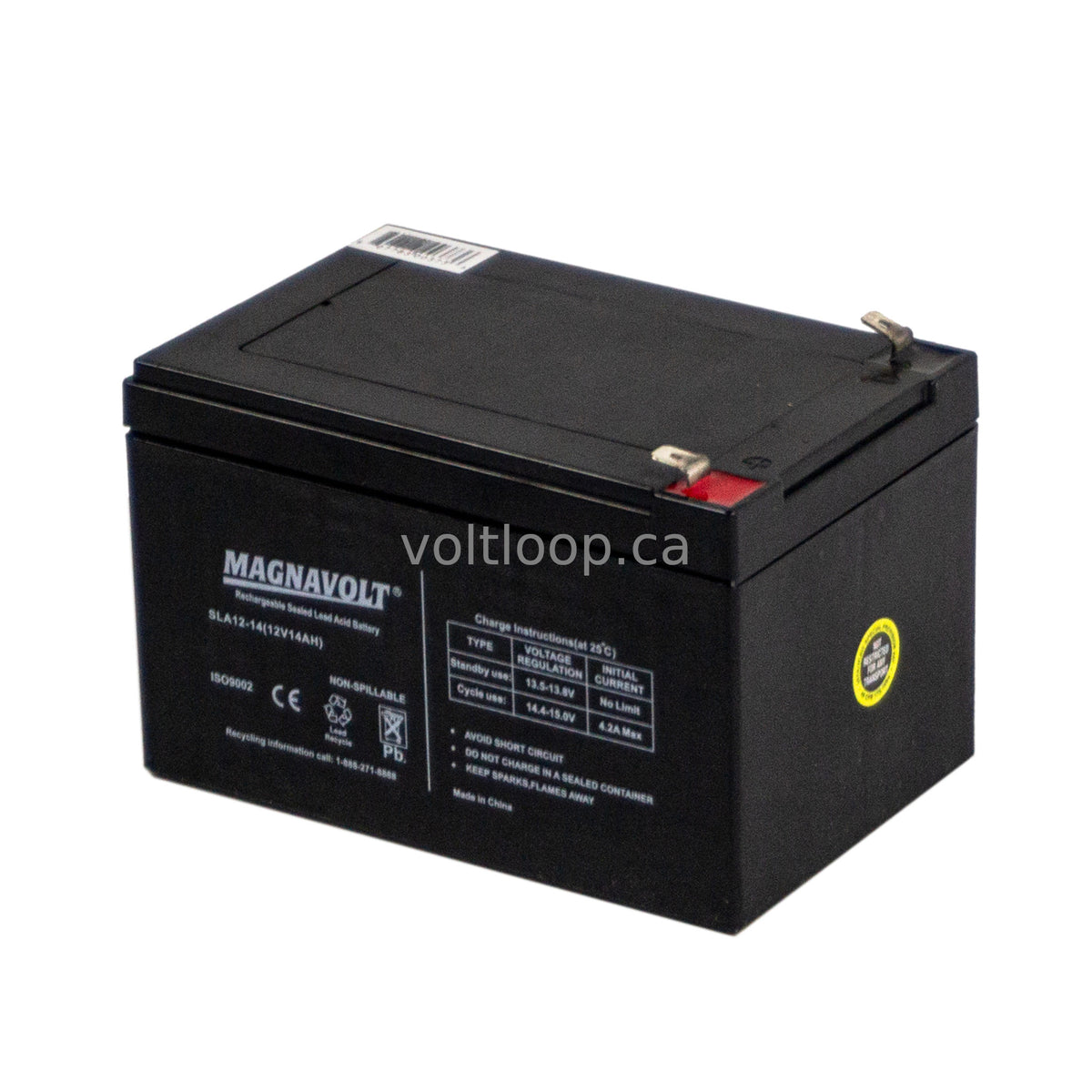Magnavolt SLA12-14 12V 14Ah Sealed Lead Acid SLA Battery – Voltloop ...