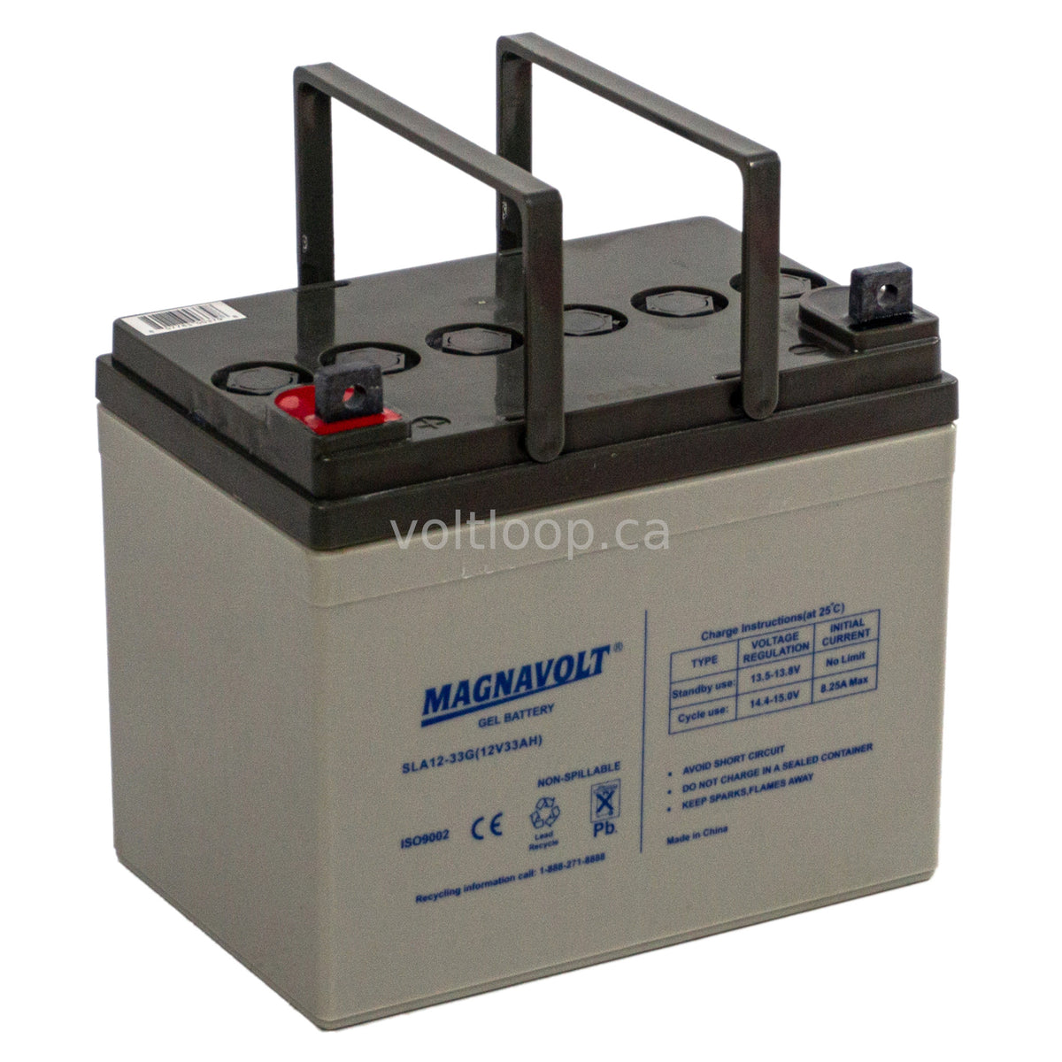 Magnavolt SLA12-33G 12V 33 Ah SLS (Gel) Battery – Voltloop Battery Store