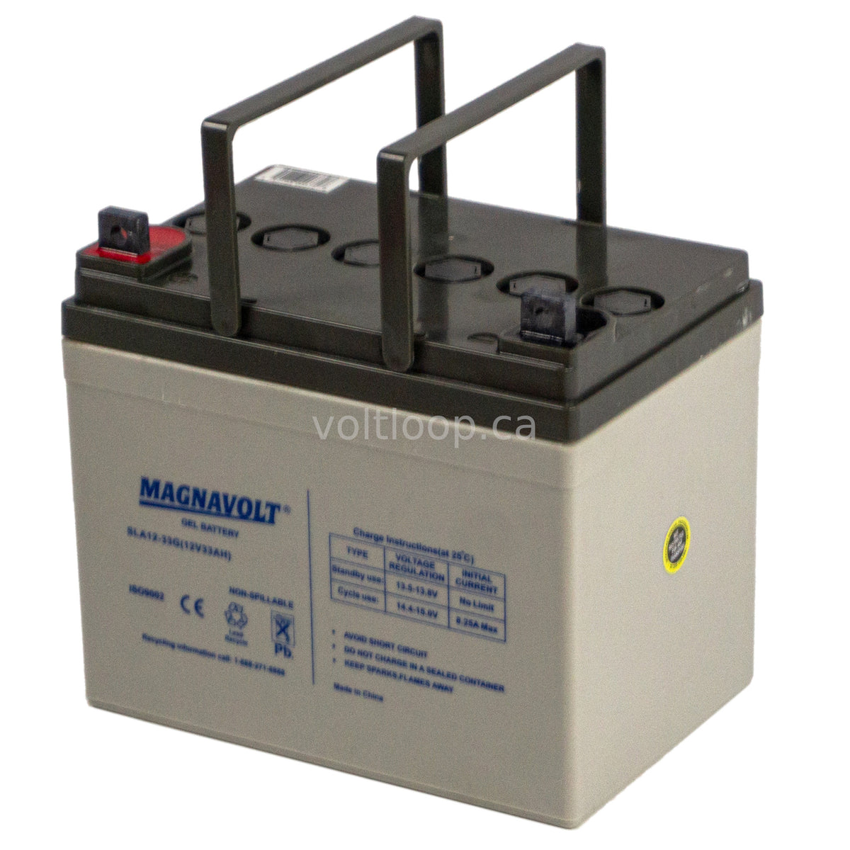 Magnavolt SLA12-33G 12V 33 Ah SLS (Gel) Battery – Voltloop Battery Store