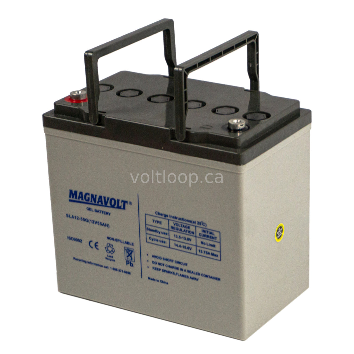 Magnavolt SLA12-55G 12V 55 Ah SLA (Gel) Battery – Voltloop Battery Store