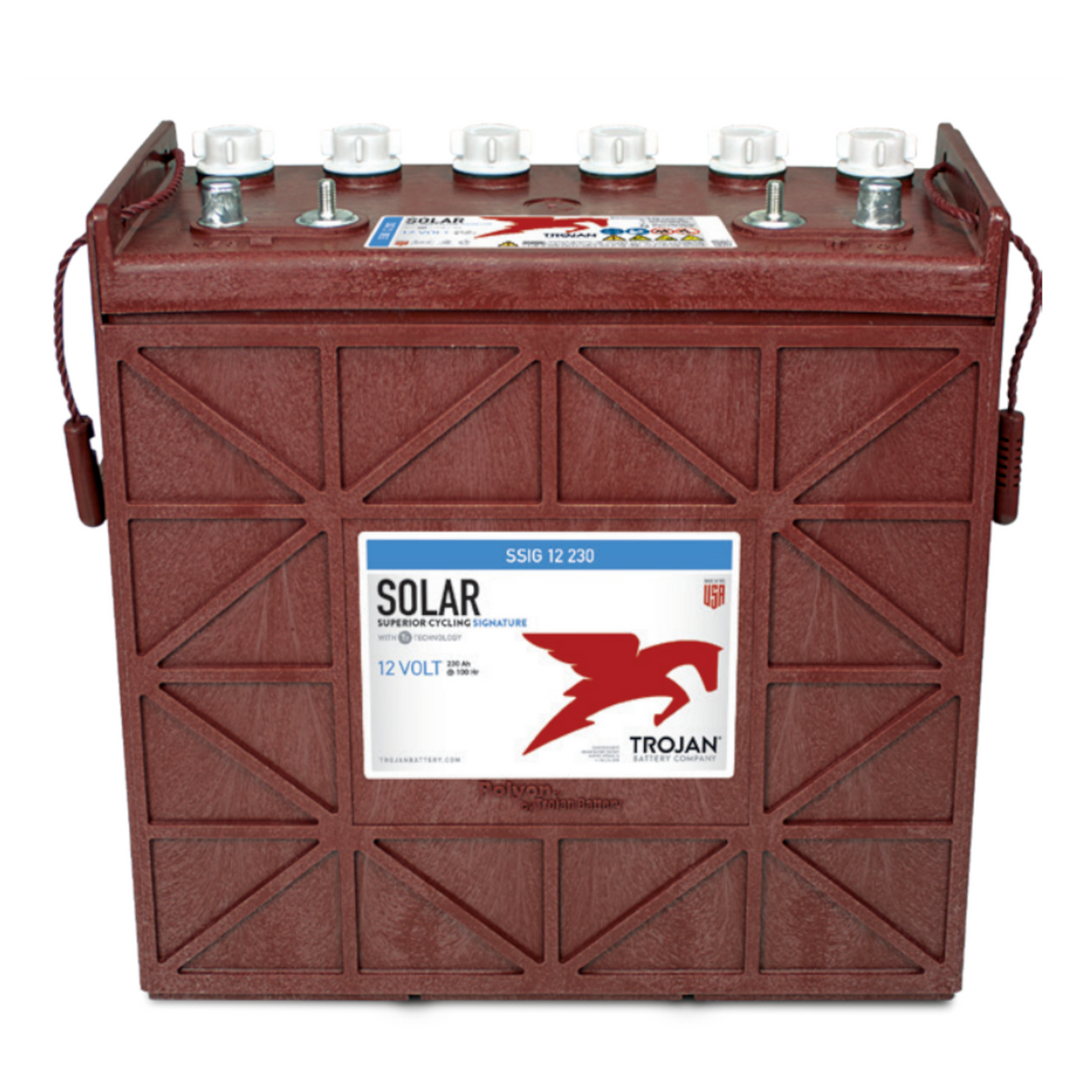 Trojan SSIG 12 230 Solar Signature Flooded 12V Battery – Voltloop ...
