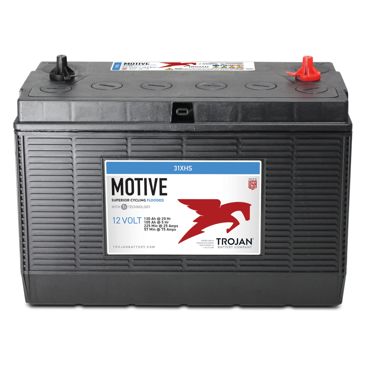 Trojan 31XHS 12V Deep Cycle Flooded Battery | Group 30H – Voltloop ...