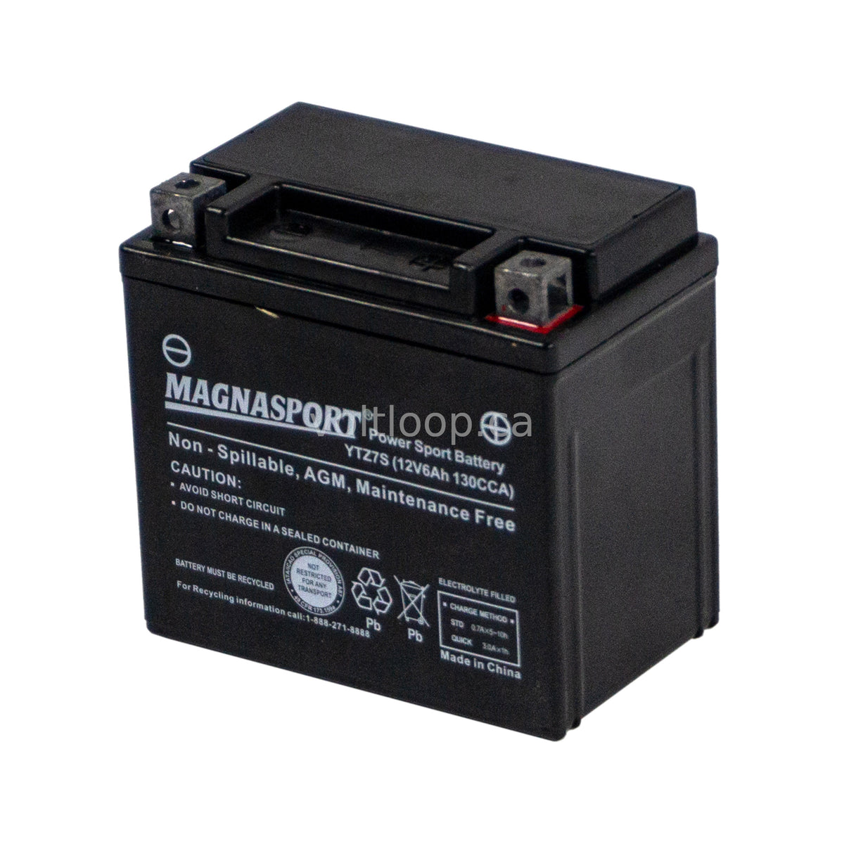 Magnasport YTZ7S 12V Powersport AGM Battery | 130 CCA – Voltloop ...
