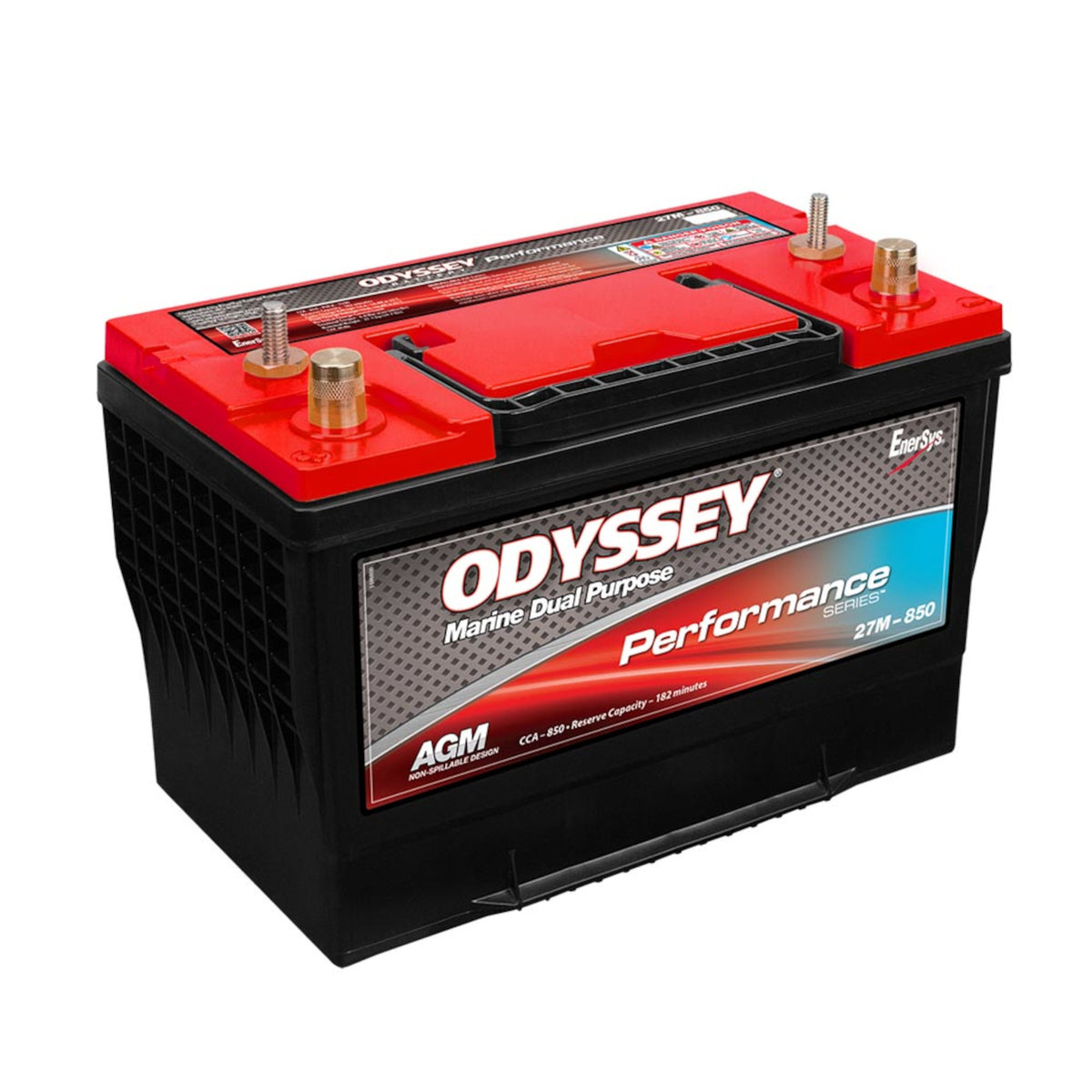 Odyssey ODP-AGM27M 12V AGM Marine Battery | Group 27 – Voltloop Battery ...